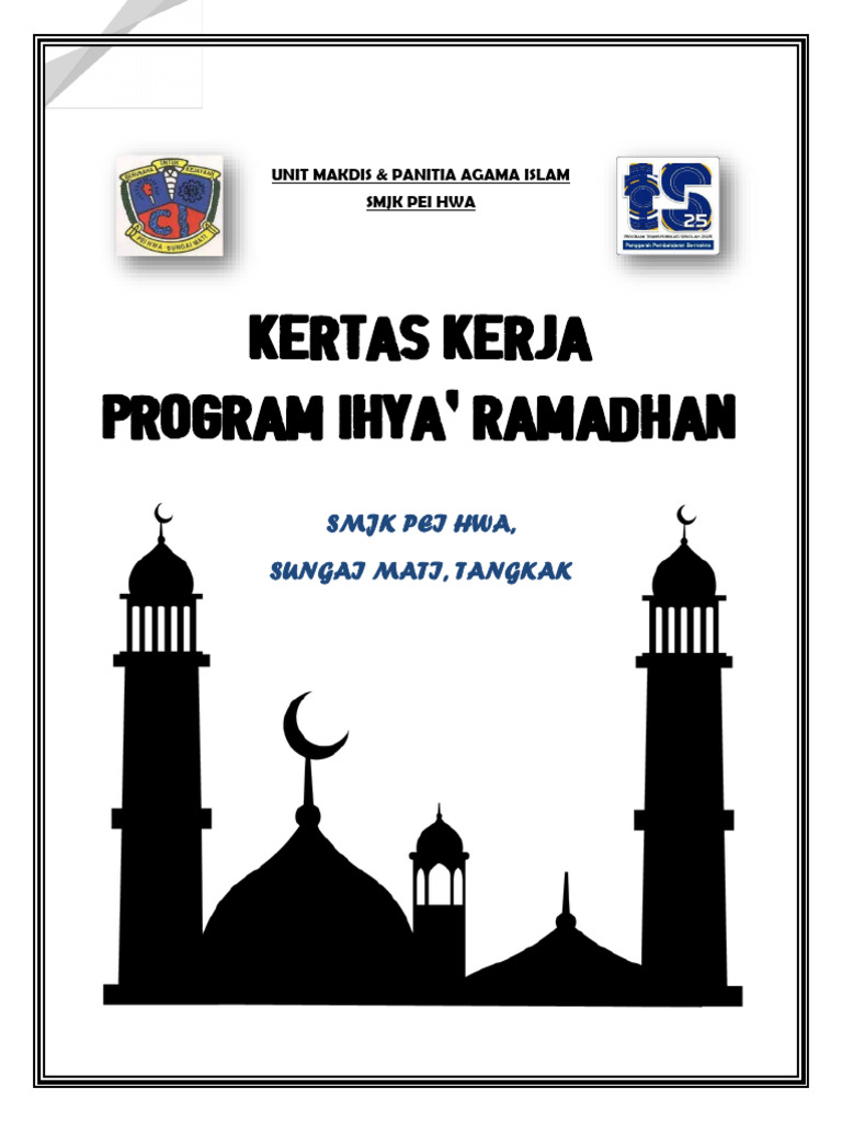 KERTAS KERJA PROGRAM IHYA' RAMADHAN 2023 | PDF