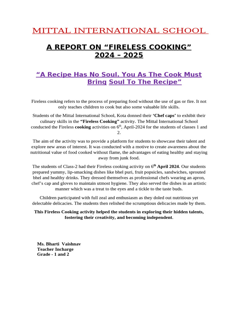 24042023011456class 2 Junior School Fireless Cooking Activity Report ...