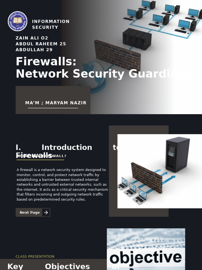 Understanding Firewall Types and Functions | PDF | Firewall (Computing) | Computer Network