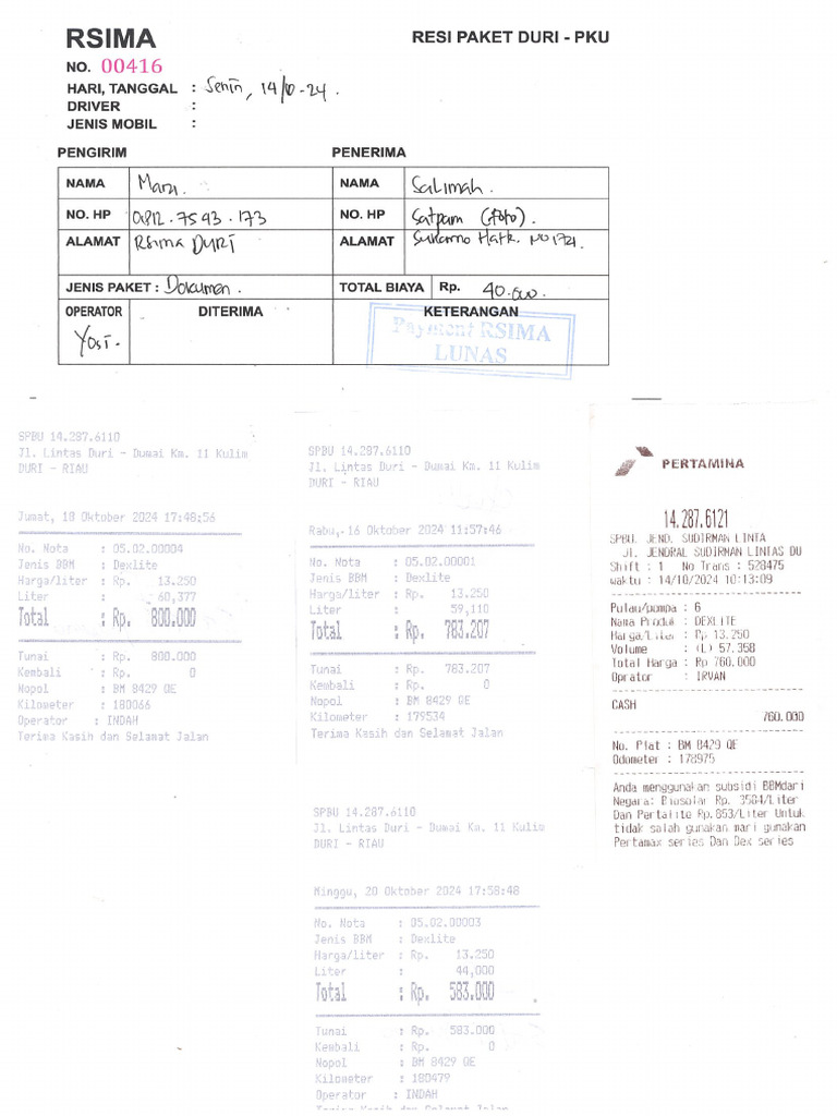 Soft Copy Bon 21 October 2024 | PDF