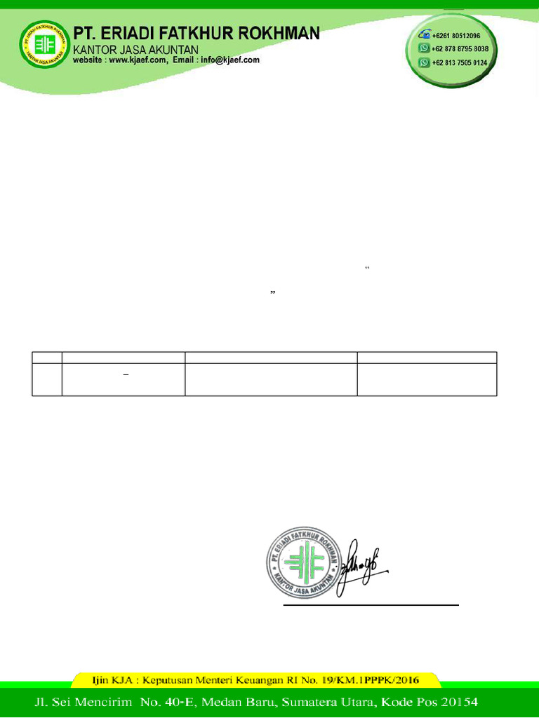 NEW Surat Penawaran pendampingan LKIP | PDF