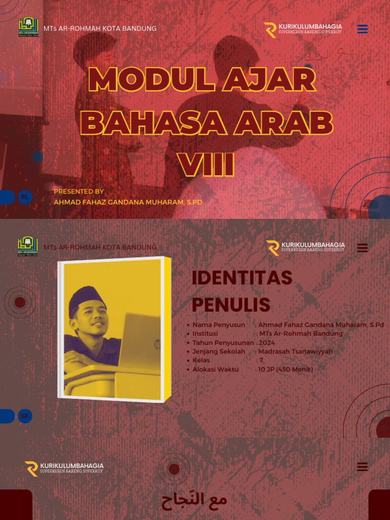 Modul Ajar Bahasa Arab VIII | PDF