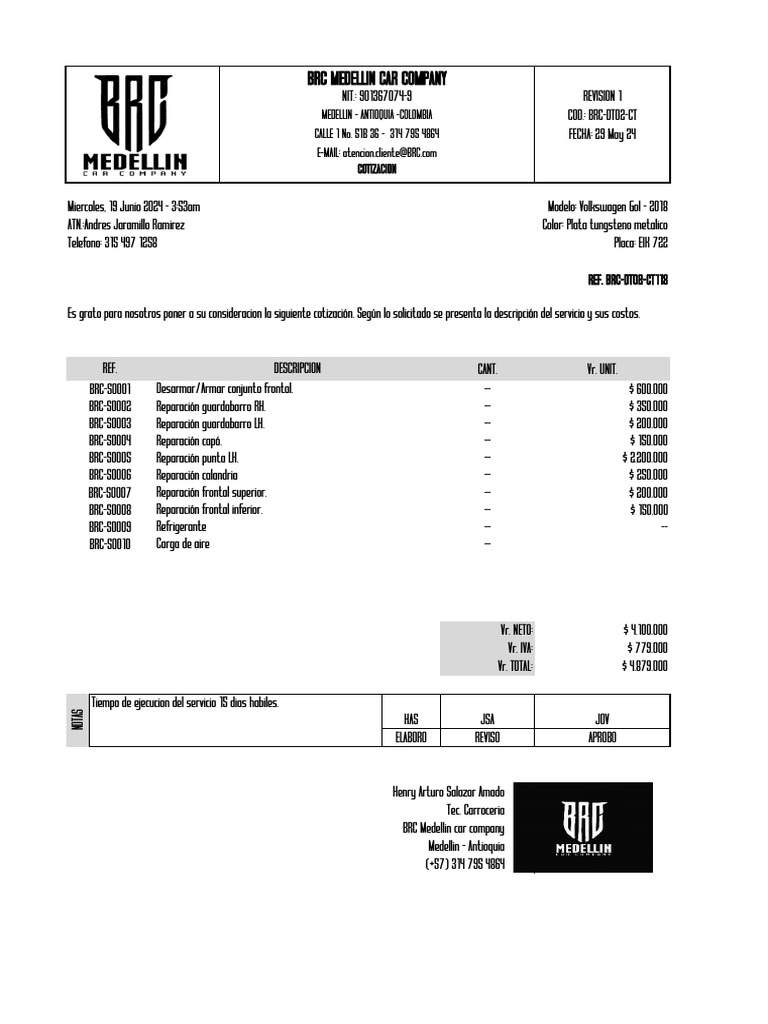 cotizacion_brc | PDF