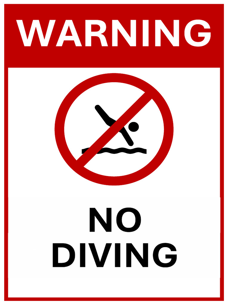 No Diving Signs | PDF