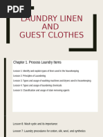 Laundry Standard Operating Procedures | PDF | Laundry | Washing Machine