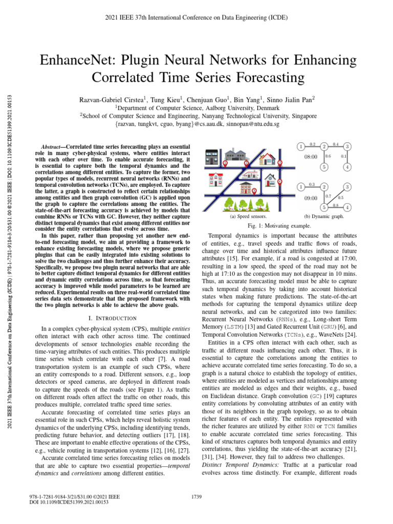 EnhanceNet: Boosting Time Series Forecasting | PDF | Artificial Neural Network | Time Series