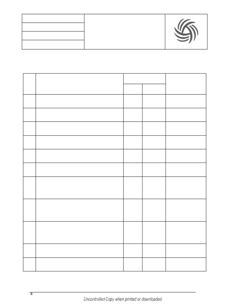 PPE Inspection Checklist | PDF | Consumer Goods | Clothing