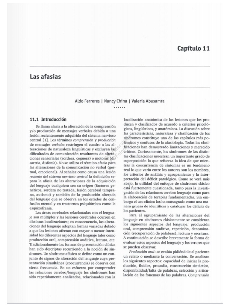 Labos 11 y 12 - Trastornos de Lenguaje | PDF