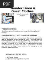 Hotel Laundry Operations Flowchart | PDF | Washing Machine | Laundry