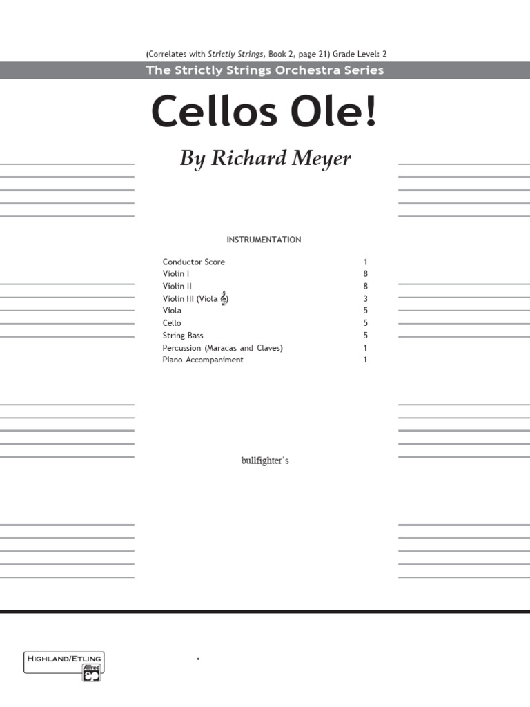 Cellos Ole | PDF