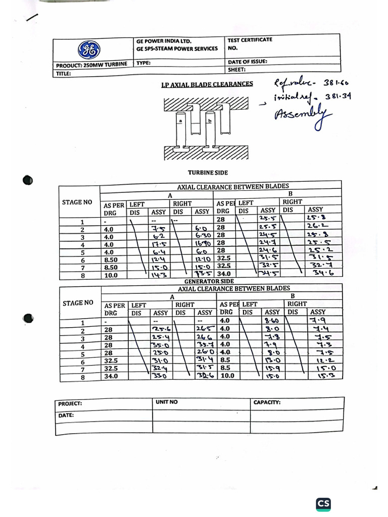 LP Steam Flow Path Assembly Reading. | PDF