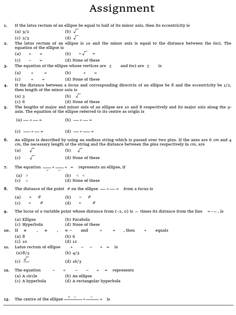FS Ellipse DPP-1 | PDF | Ellipse | Geometric Shapes