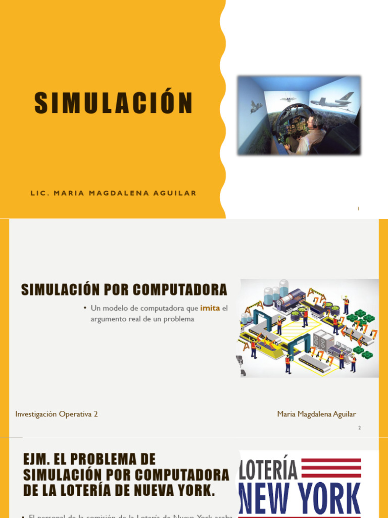 Simulacion parte 1 (1) | PDF | Simulación | Probabilidad