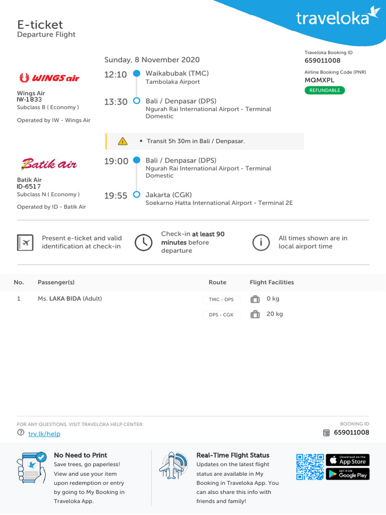 Marhaini TMC MQMXPL CGK FLIGHT - ORIGINATING | PDF | Airport