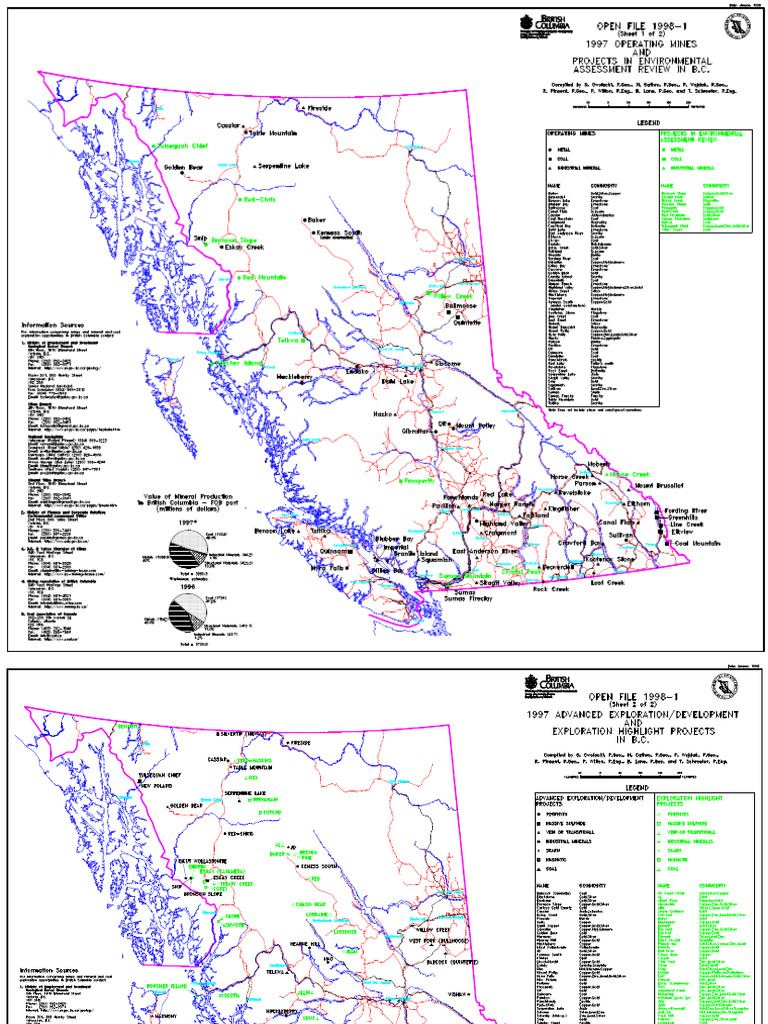 BC. Map, 1997 | PDF