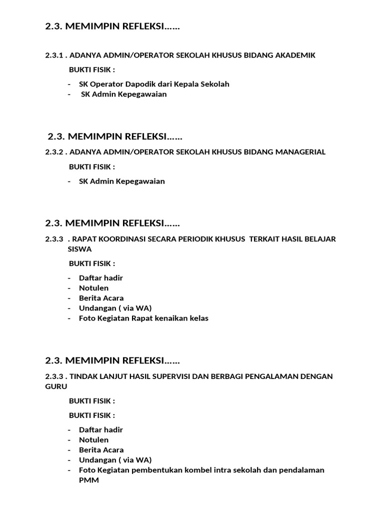 Foto Dok Penilaian Kinerja Kep Sek | PDF