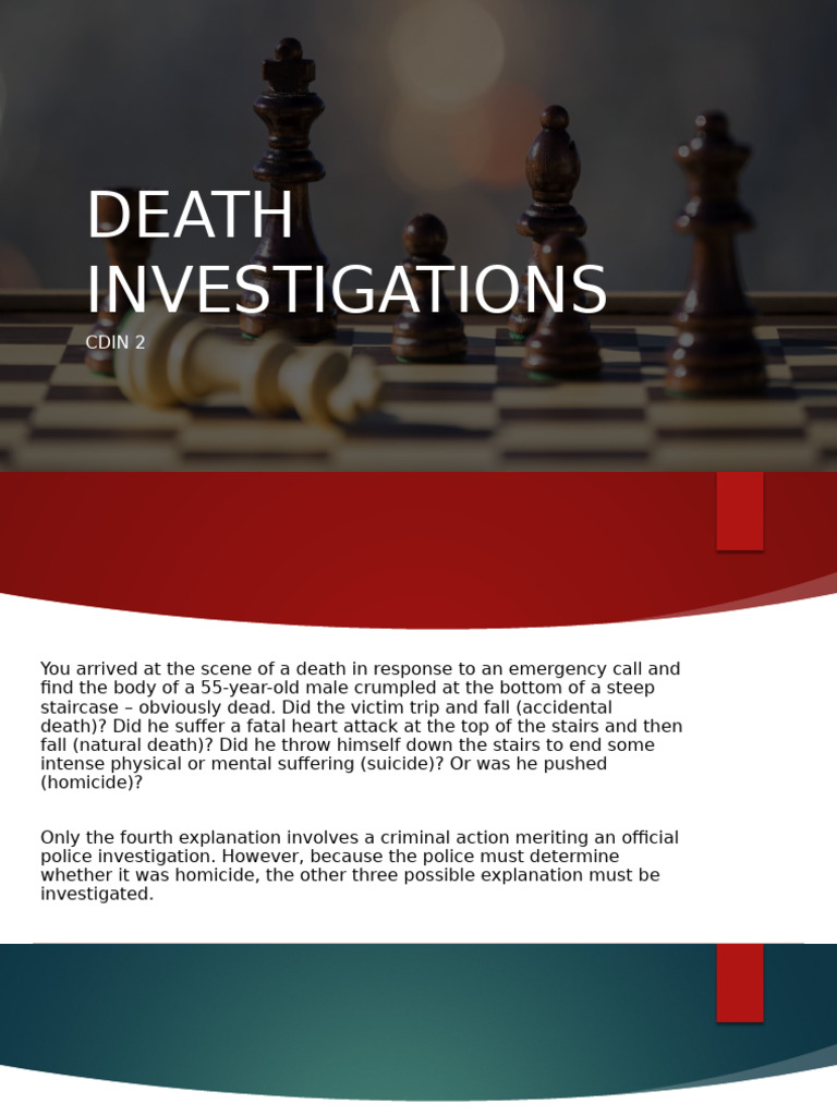 Death Investigations | PDF | Decomposition | Wound