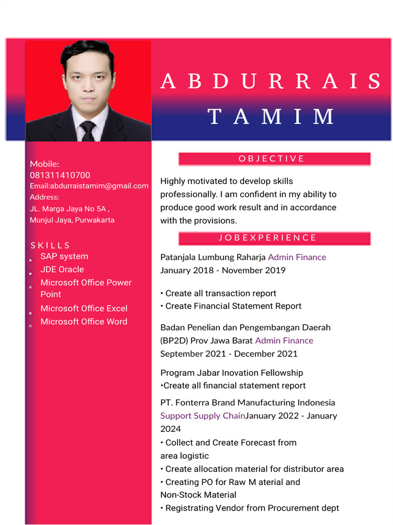 CV Tamim | PDF