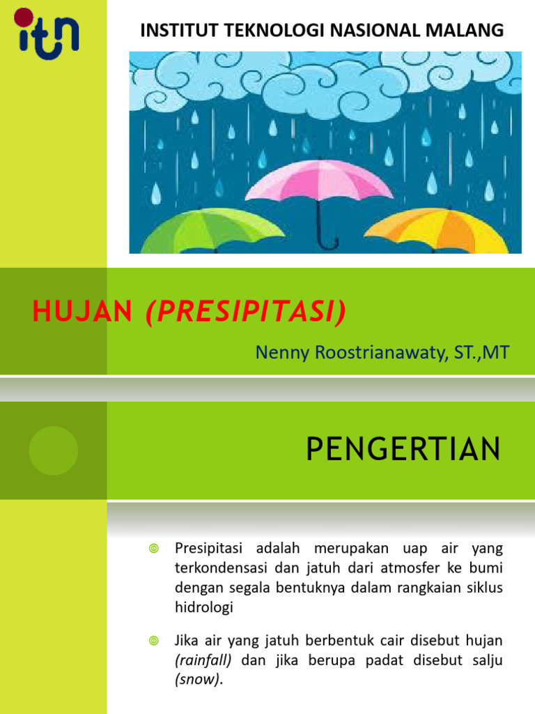 Presipitasi (Hujan) | PDF