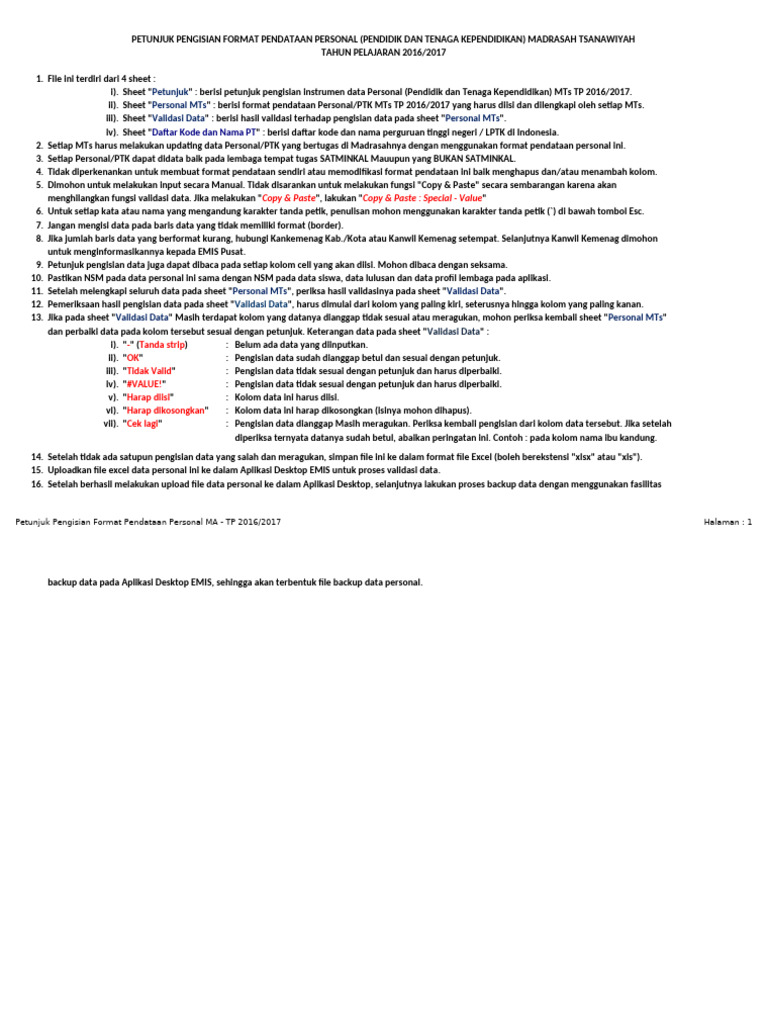 Form MTs TP 2023-2024 (Personal) | PDF