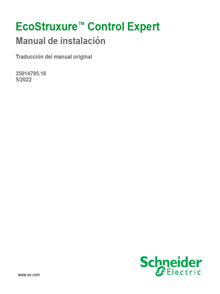 Manual de Instalación Control Expert 16 | PDF | Software | Servidor ...