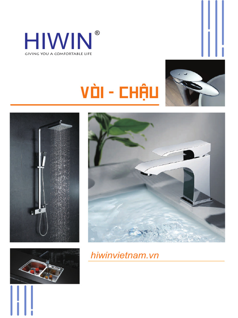 Hiwin Catalogue Chậu Rửa Bát Vòi Rửa Bát | PDF