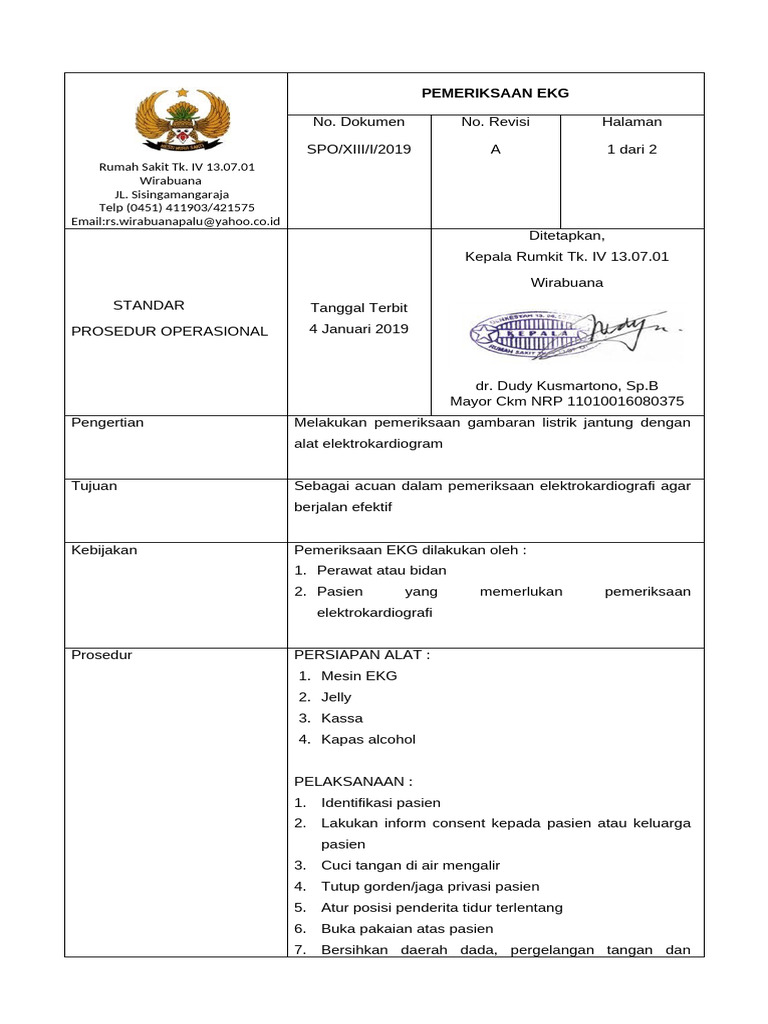 Pemeriksaan Ekg | PDF