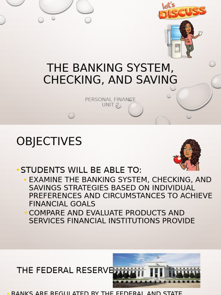01-Unit 2 Banking System Checking and Savings Updated 8-1-2022 | PDF ...