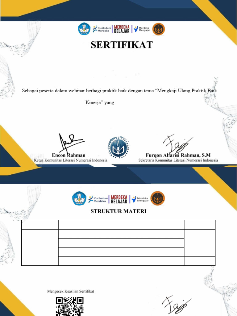 Webinar Literasi Numerasi untuk Guru | PDF