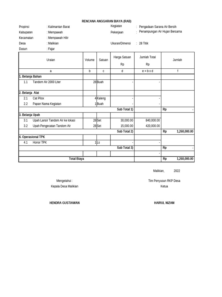 Tenda 3x Hok 10 | PDF