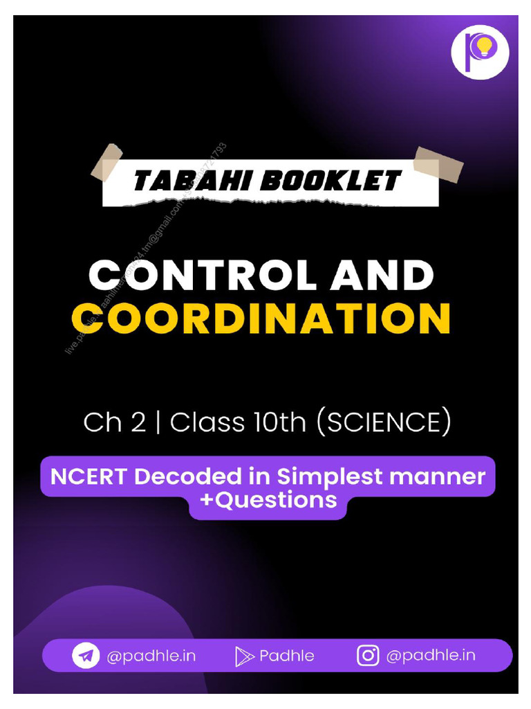 BIO-Control & Coordination | PDF