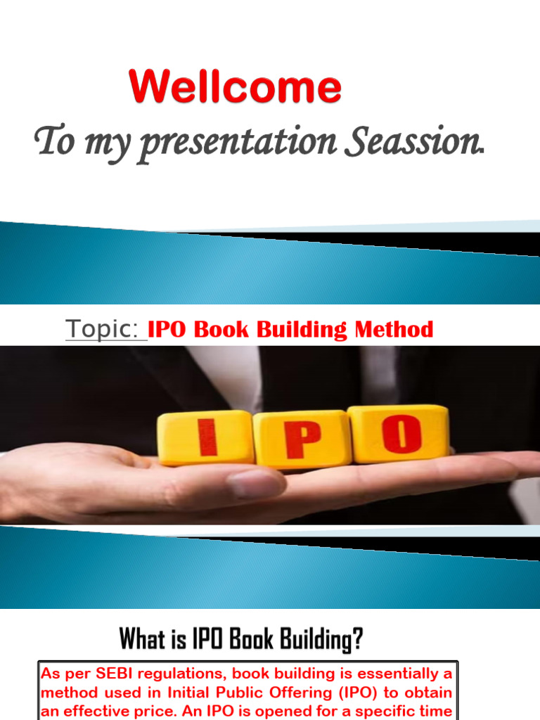 IPO Book Building. | PDF