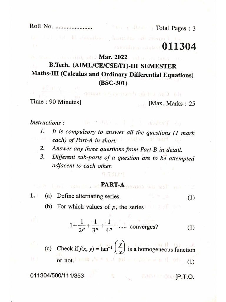Maths ? (Pyq) | PDF