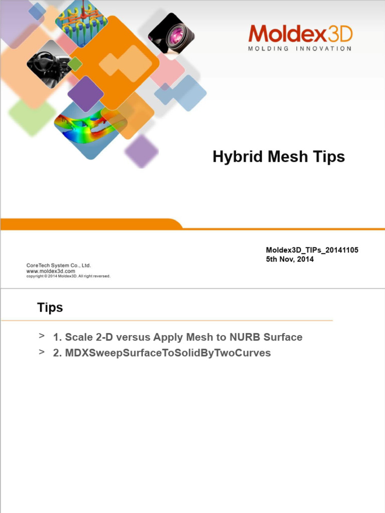 Moldex3D Tips 20141105 Hybrid Mesh Tips | PDF