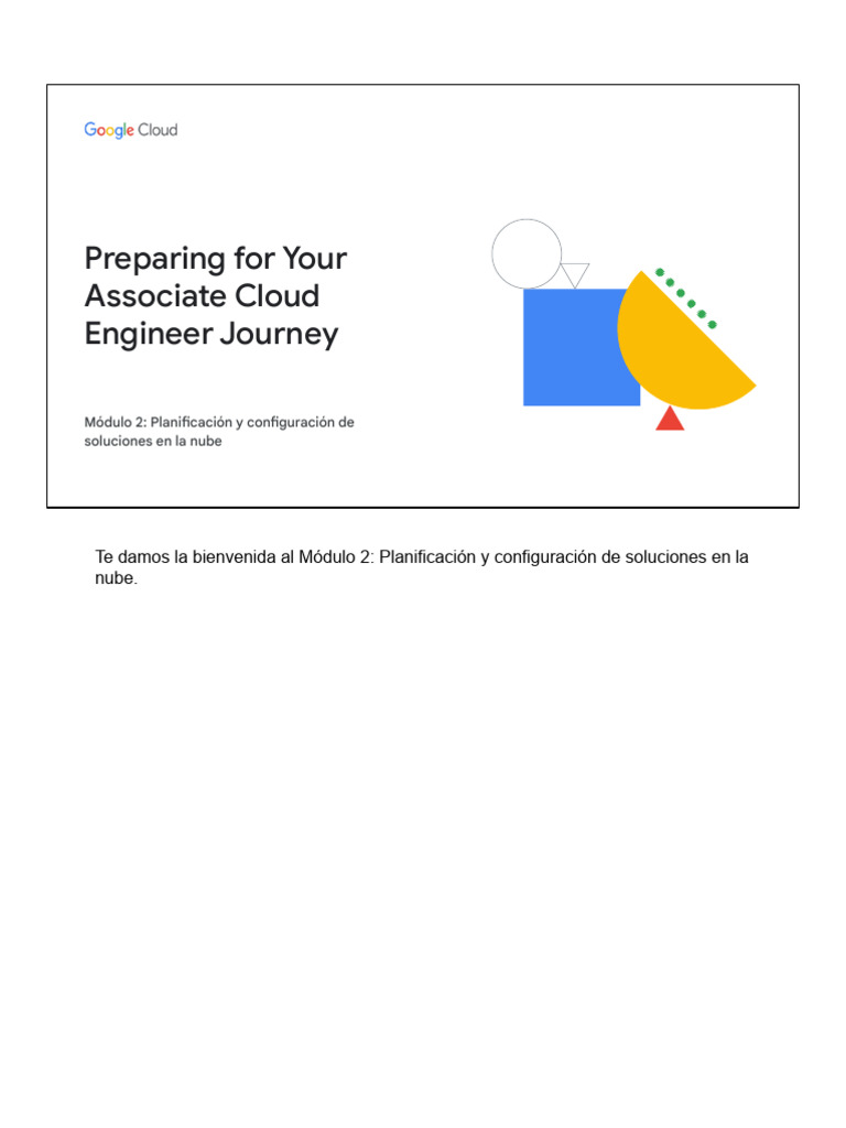Preparacion ACE Certification de GCP Parte 2 | PDF | Computación en la nube | Software de la ...