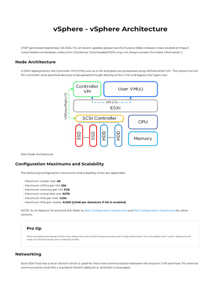 6a-book-of-vsphere-architecture | PDF | System Software | Software
