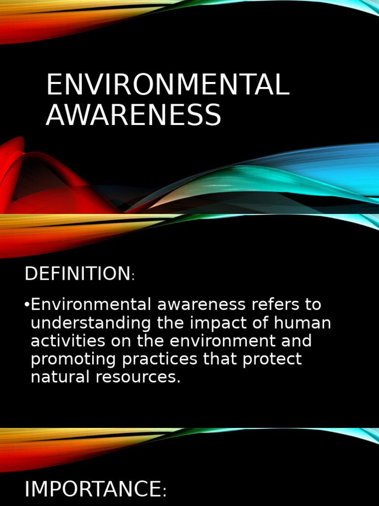 Understanding Environmental Awareness | PDF