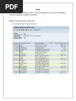 BOM Comparison | PDF