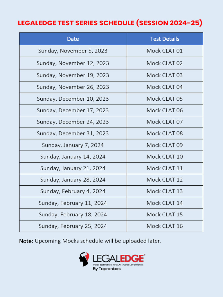 LegalEdge Premium Test Series 2024-25 | PDF