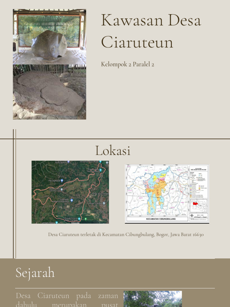 Kawasan Desa Ciaruteun | PDF