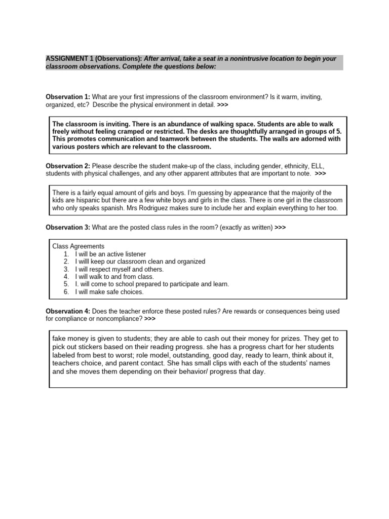 ASSIGNMENT 1 (Observations)-1 (1) | PDF