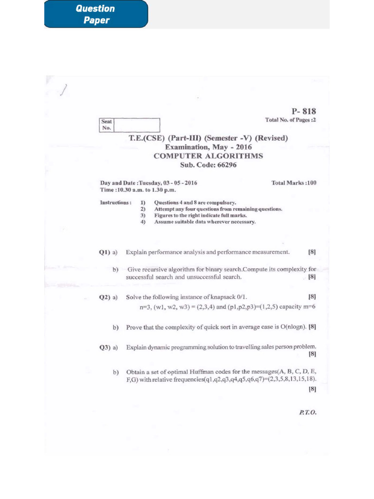 University Previous Year Question Bank of CA | PDF