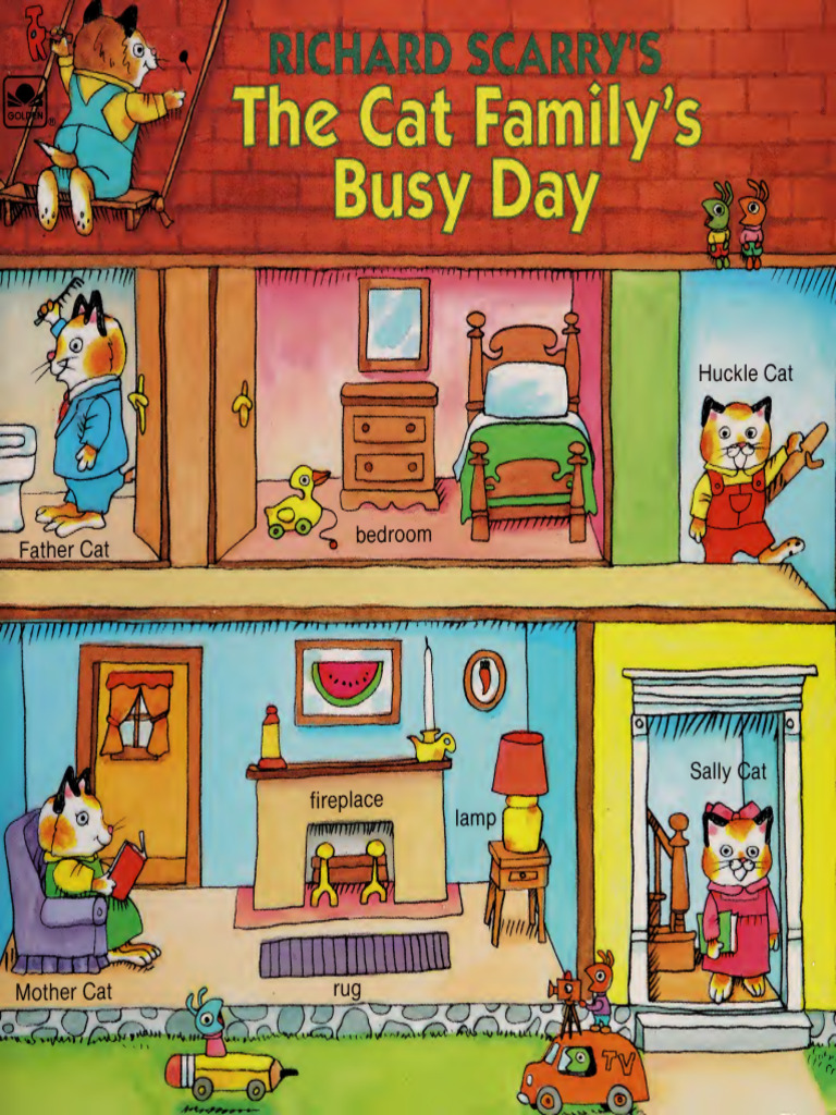 Richard Scarrys the Cat Familys Busy Day (Scarry, Richard) (Z-Library) | PDF