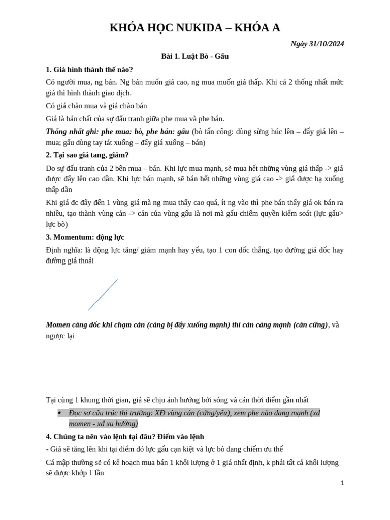 Khóa Học Nukida | PDF