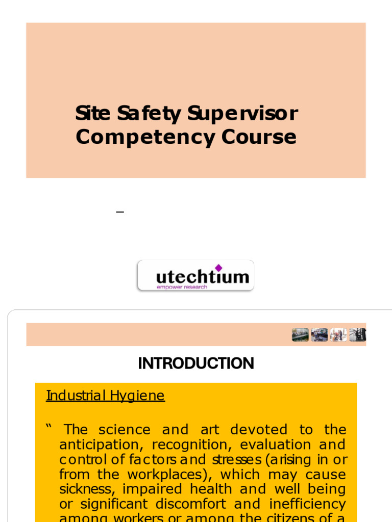 Part VII (B) - Occupational Health in Construction - PPT Compatibility ...