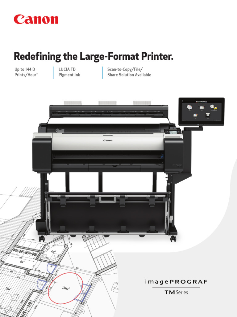 Imageprograf TM Series Brochure | PDF | Image Scanner | Printer (Computing)
