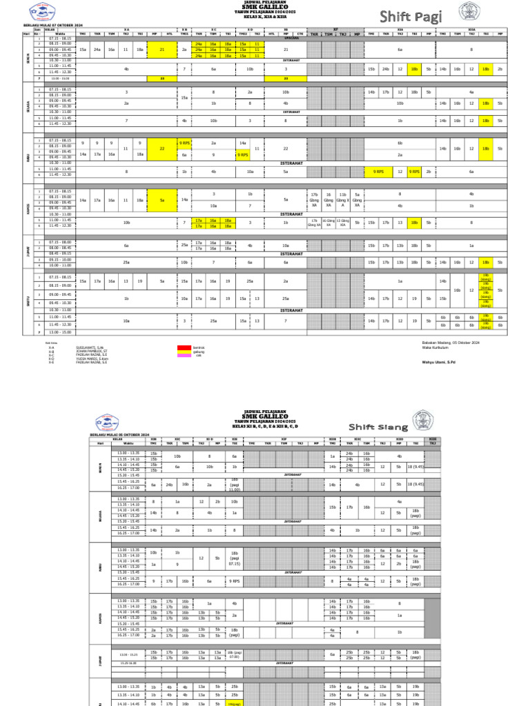 Jadwal Fix | PDF