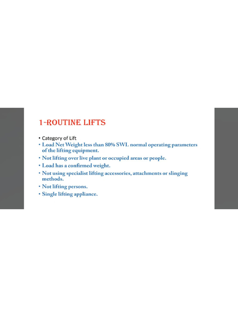 Adnoc Lifting Classification | PDF