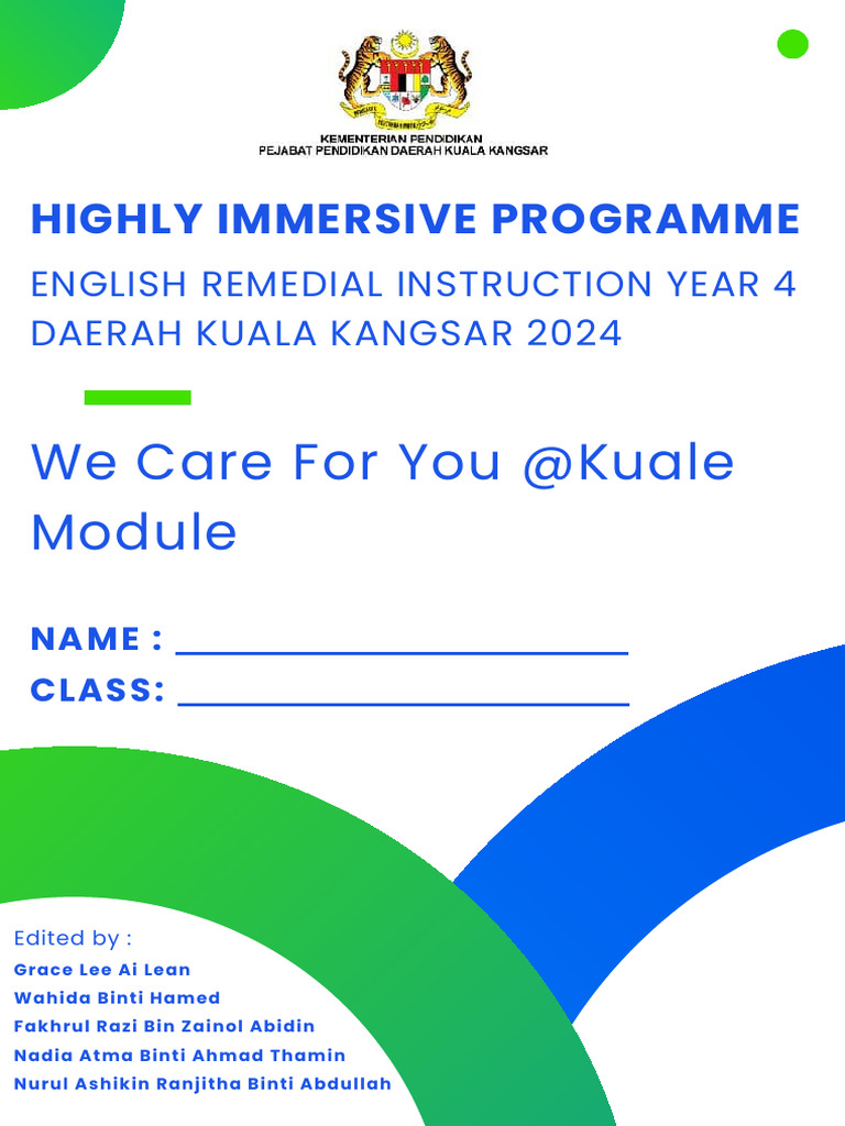 Remedial Instruction Year 4 Module - PPDKK | PDF