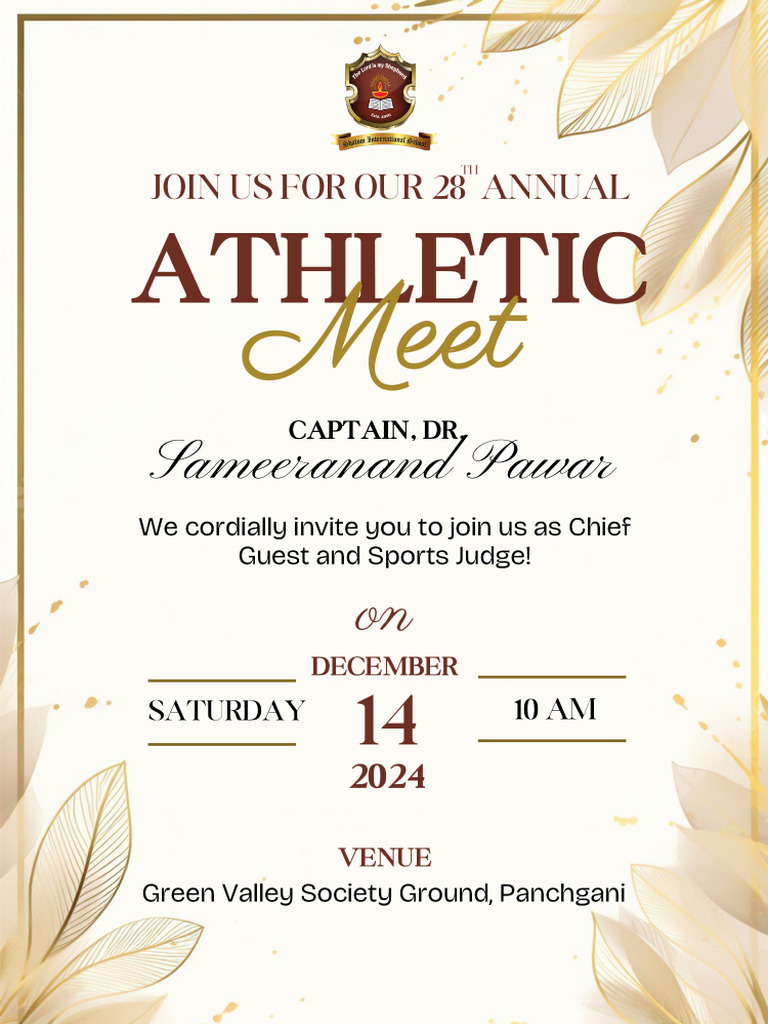 Athletics Invitation | PDF